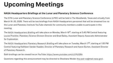 Events for May 2026 – SpacePolicyOnline.com