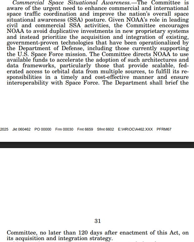 Final FY2026 NASA/NOAA Appropriations Bill Clears Senate, White House ...